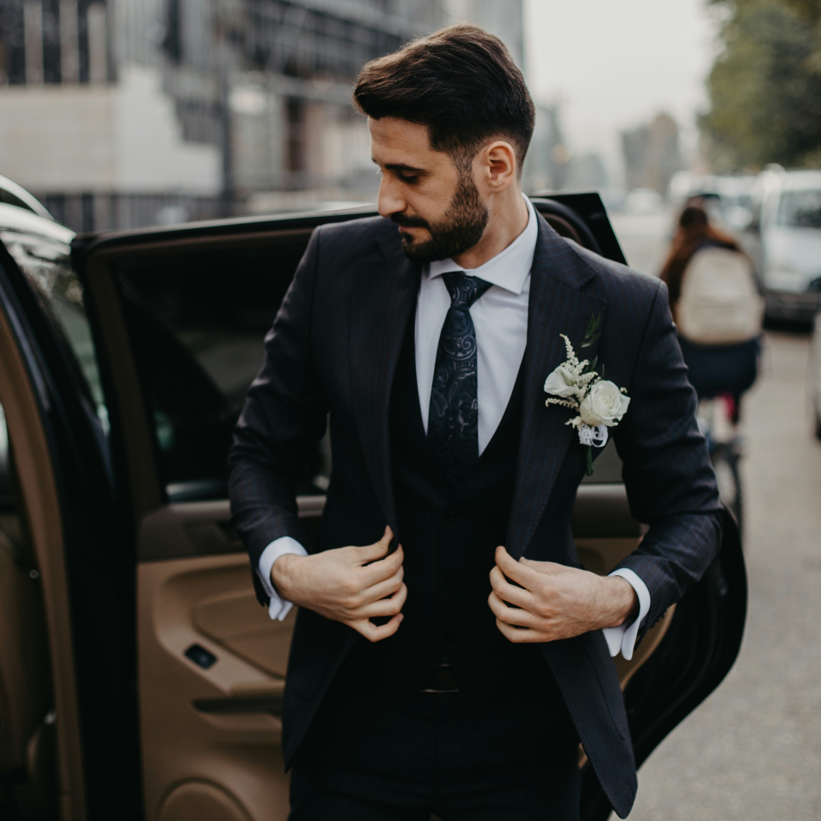 Black Tie Wedding Suits for Men | Formal Tuxedo Collection – Reuben F Scarf