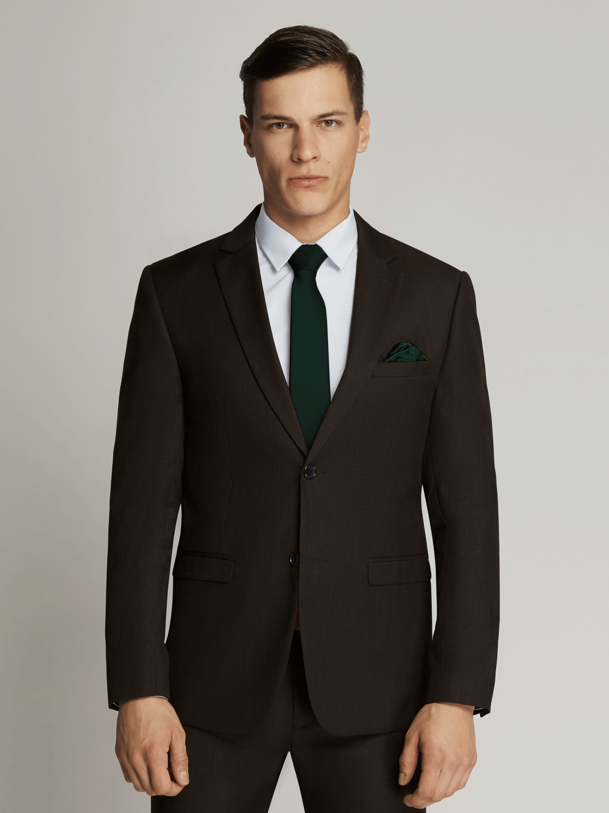 Bradley Birdseye Jacket Taupe – Reuben F Scarf