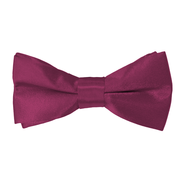 Satin Bow Tie DARK FUCHSIA – Reuben F Scarf