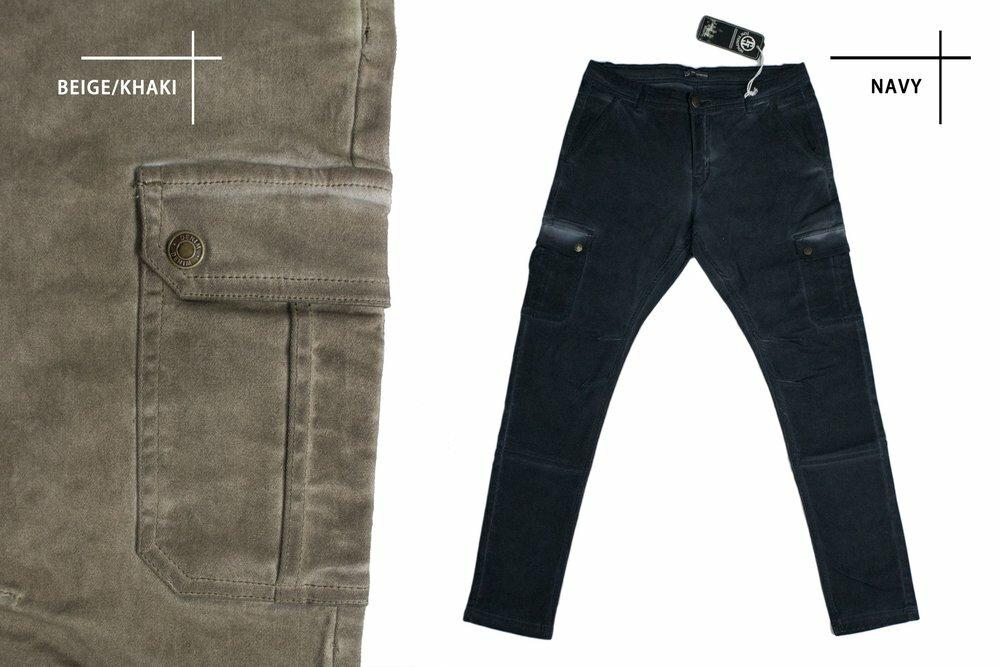 Tompson Cargo Pants Navy – Reuben F Scarf